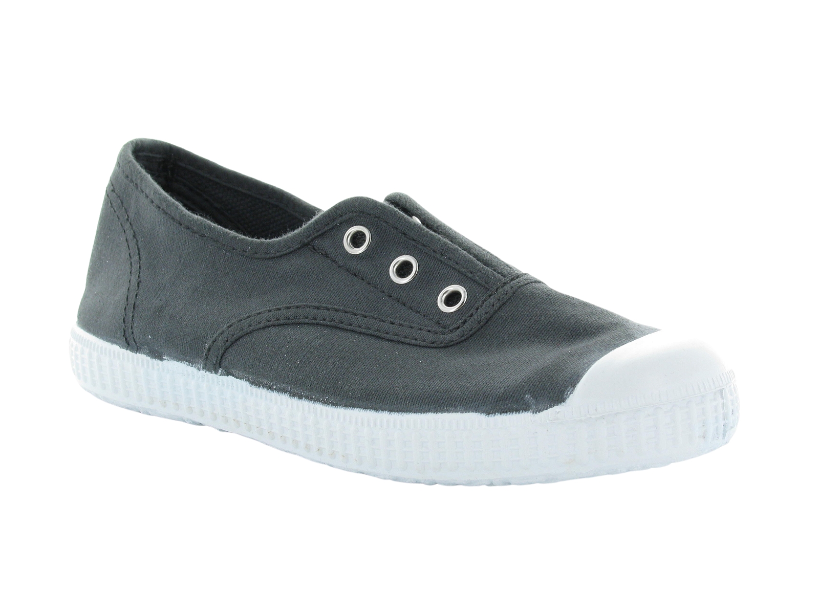 Chaussures du Château | Chipie toile josepe e17 2835 anthracite fille
